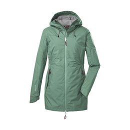 Killtec Damen Outdoorjacke "KOS 54 WMN JCKT", gr&uuml;n, Gr. 46, Oberstoff: 100% Polyester, Futter: 100% Polyester, Jacken, Wasserdichte, atmungsaktive