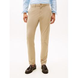 Tommy Hilfiger Herren Chinohose "CORE HARLEM ESSENTIAL", gr&uuml;n, Gr. 32, unifarben, Twill, Obermaterial: 97% Baumwolle, 3% Elasthan, Hosen, Tapered Fit