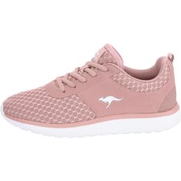 Kangaroos Damen Sneaker, Gr. 37, rosa, Synthetik, Textil, Schuhe
