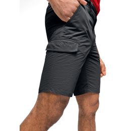 Maier Sports Herren Funktionsshorts "Main", schwarz, Gr. 54, 100% Polyamid, Hosen, Herren Shorts, kurze Outdoor-Hose, Bermuda mit 4 Taschen, Regular