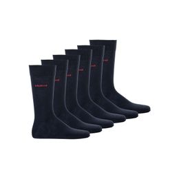 Hugo Herren Kurzsocken "Socken 2P RS UNI CC 6er Pack", Gr. 39, blau, Obermaterial: 83% Baumwolle CO. 15% Polyamid PA. 2% Elasthan EL., Socken