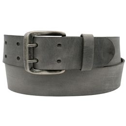 AnnaMatoni Herren Lederg&uuml;rtel "AnnaMatoni Lederg&uuml;rtel Veldor Lederg&uuml;rtel Veldor", grau, Gr. 105, 100% Leder, G&uuml;rtel