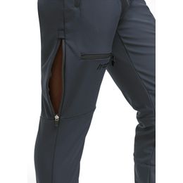 Maier Sports Damen Softshellhose "Adakit W", grau, Gr. 36, Vorderseite: 92% Polyester, 8% Elasthan; R&uuml;ckseite: 100% Polyester, Hosen, Damen