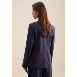 Seidensticker Damen Hemdjacke "Schwarze Rose", blau, Gr. 40, unifarben, 54% Polyester, 44% Wolle, 2% Elasthan, Jacken