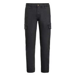 INDICODE Herren Cargohose "Cargohose IDSwilla", schwarz, Gr. XL, Obermaterial: 98% Baumwolle CO. 2% Elasthan EL., Hosen