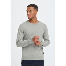 Rundhalspullover Blend "BHBRYAN CREW", Damen, Gr. XXL, griffin, Strick, Obermaterial: 70% Baumwolle, 30% Nylon, unifarben, regular fit h&uuml;ftbedeckend, Rundhals, Strickb&uuml;ndchen, Pullover Rundhalspullover