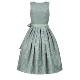 Nübler NÜBLER Damen Dirndl "Dirndl Midi Lorna"grün, Gr. 44, Obermaterial: 50% Polyester PES. 50% Viskose CV., Kleider