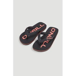 O`Neill O'NEILL Kinder Zehentrenner "PROFILE LOGO SANDALS", Gr. 32, schwarz, Synthetik, Schuhe