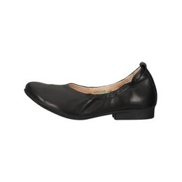 Think! THINK Damen Ballerina "Think Ballerinas Glattleder", Gr. 36,5, schwarz, Glattleder, Schuhe