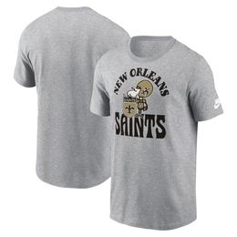 Nike Jungen T-Shirt "Nike T-Shirt New Orleans Saints Nike SS Essentia Cotton", grau, Gr. L, 80% Baumwolle, 20% Polyester, Shirts