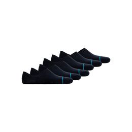 Stance Herren Sneakersocken "Socken Icon No Show Sneakersocken 6er Pack", Gr. 35, blau, Obermaterial: 55% Baumwolle CO. 41% Nylon NY. 4% Elasthan