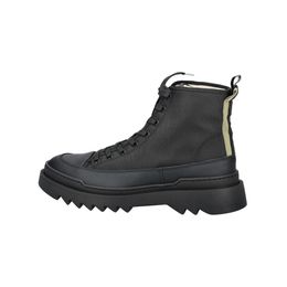 sneaky steve Herren Schn&uuml;rstiefelette "sneaky steve Stiefelette Nylon", Gr. 41schwarz, Textil, Schuhe