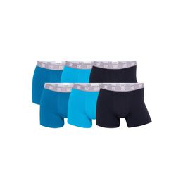 CR7 Herren Boxershorts "Boxershort 6er Pack", Gr. XL, blau, Obermaterial: 95% Baumwolle CO. 5% Elasthan EL., Unterhosen