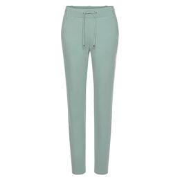 Lascana Damen Jogger Pants, Gr. 32, gr&uuml;n, Sweatware, Obermaterial: 70% Viskose, 25% Polyamid, 5% Elasthan, unifarben, Basic, Hosen, mit sportlichen