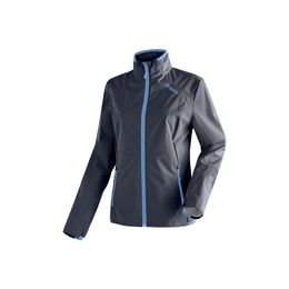 Maier Sports Damen Softshelljacke "Brims W", blau, Gr. 52, 100% Polyester (recycelt), Jacken, atmungsaktive Damen Outdoorjacke, wasserabweisende