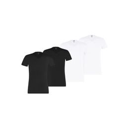 Puma Herren T-Shirt "T-Shirt 4er Pack", schwarz, Gr. L, Obermaterial: 100% Baumwolle CO., Shirts