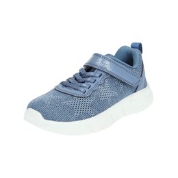 Geox Mädchen Sneaker "Geox Sneaker Lederimitat/Textil", Gr. 29, blau, Lederimitat, Textil, Schuhe