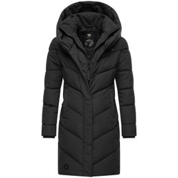 Ragwear Damen Steppmantel "Natalka", schwarz, Gr. L, Au&szlig;enmaterial: 100% Polyester. Innenfutter: 100% Polyester. Wattierung: 100% Polyester, M&auml;ntel,