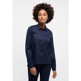 Eterna Damen Hemdbluse "LOOSE FIT"navy, Gr. 42, 79% cotton, 3% Elasthan, 18% Polyamid, Blusen, EASY IRON (bügelleicht)