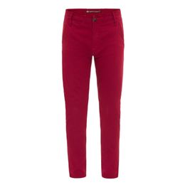 Cipo & Baxx CIPO & BAXX Herren Stoffhose "Hose", rot, Gr. 32, unifarben, 97% Baumwolle, 3% Elasthan, Hosen, im modischen Slim Fit-Schnitt, CD842