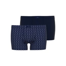 Götzburg GÖTZBURG Herren Boxershorts "Kos", Gr. 6, blau, Obermaterial: 95% Baumwolle, 5% Elasthan, Unterhosen