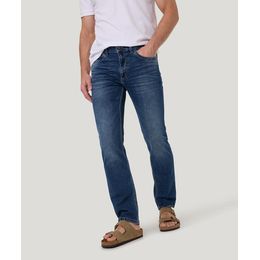 Herren Straight-Jeans "Rando Dicke N&auml;hte", blau, Gr. 40, Pioneer Authentic Jeans, Denim/Jeans, Obermaterial: 99% Baumwolle, 1% Elasthan, Jeans