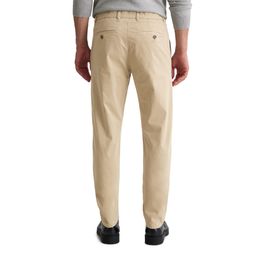 Marc O'Polo MARC O'POLO Herren Chinohose "Osby"pure cashmere, Gr. 33, Twill, Obermaterial: 97% Baumwolle, 3% Elasthan, Hosen, tapered Fit, Bio-Baumwolle