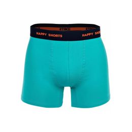 Happy Shorts Herren Boxershorts "Boxershort 3er Pack", Gr. L, bunt, Obermaterial: 95% Baumwolle CO. 5% Elasthan EL., Unterhosen