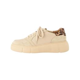 Paul Green Damen Sneaker "Paul Green Sneaker Leder", Gr. 39beige, Leder, Schuhe