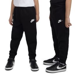 Nike Sportswear M&auml;dchen Jogginghose, schwarz, Gr. 110, unifarben, Jersey, Obermaterial: 60% Baumwolle, 40% Polyester, Hosen, f&uuml;r Kinder