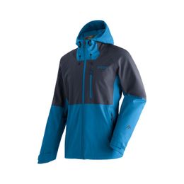 Maier Sports Herren Funktionsjacke "Metor Move M", blau, Gr. 54, 100% Polyester, Jacken, Herren Outdoorjacke, wasserdicht, RV-Taschen, Kapuze