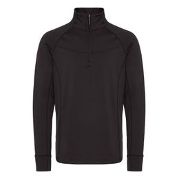 North Bend Herren Sweatshirt "Longsleeve NBBennet M", schwarz, Gr. XL, Obermaterial: 90% Polyester PES. 10% Elasthan EL., Sweatshirts
