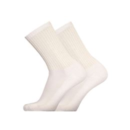 UphillSport Damen Socken "MERINO SPORT 2er Pack", Gr. 35, weiß, 64% Wolle, 34% Polyamid, 2% Elasthan, unifarben, Socken, in atmungsaktiver Qualität