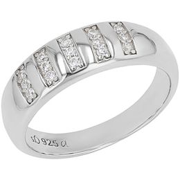 s.Oliver Damen Fingerring "2038768/-70/-71/-73", 58, Silber 925 (Sterlingsilber), silber, Silber 925 (Sterlingsilber), Fingerringe, mit Zirkonia