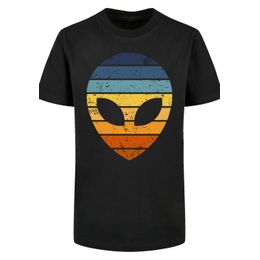 F4NT4STIC M&auml;dchen T-Shirt "Alien Sunset Retro", schwarz, Gr. 110, Obermaterial: 100% Baumwolle, Shirts, Premium Qualit&auml;t