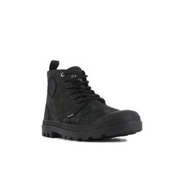 Palladium Damen Schn&uuml;rboots "PAMPA HI NBK", Gr. 38, schwarz, Leder, Schuhe, Schn&uuml;rstiefel, Schn&uuml;rstiefelette