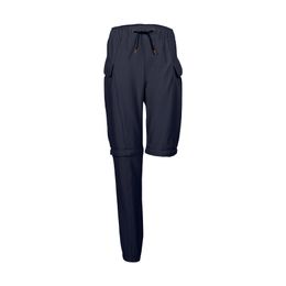 Killtec Jungen Zip-off-Hose "KOS 133 BYS PNTS", blau, Gr. 128, Obermaterial: 79% Viskose, 18% Polyamid, 3% Elasthan, Hosen, Abzippbare Funktionshose,