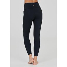 ENDURANCE ATHLECIA ATHLECIA Damen Trainingstights "Aliya", schwarz, Gr. 44, unifarben, 75% Nylon, 25% Elasthan, Hosen, im stretchy Design mit flachen N&auml;hten