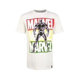 Recovered Herren T-Shirt "Marvel Black Panther", beige, Gr. XL, bedruckt, 100% Baumwolle, Shirts, mit coolem Marvel-Print