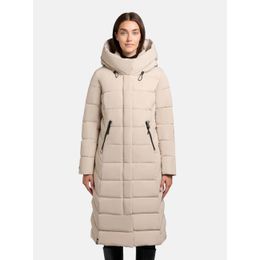 Khujo Damen Wintermantel "Sensy-YM", beige, Gr. XS, Obermaterial: 100% Polyester. Innenfutter: 100% Nylon. Wattierung: 100% Polyester, M&auml;ntel, Warmer