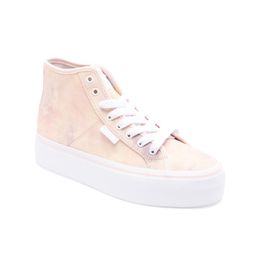 DC Shoes Damen Sneaker "Manual Hi Platform", Gr. 7,5, orange, Obermaterial: Textil (Baumwolle) / Futter: Textil / Au&szlig;ensohle: Gummi., Schuhe