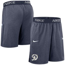 Nike Mädchen Sporthose "Nike Shorts Los Angeles Dodgers Nike City Connect Knit", blau, Gr. S, 100% Polyester, Hosen