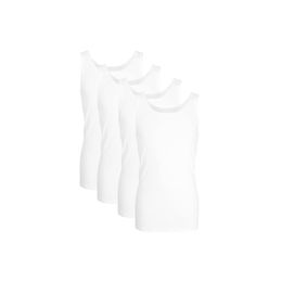 G&ouml;tzburg G&Ouml;TZBURG Herren Unterhemd "Unterhemd 4er Pack", Gr. M, wei&szlig;, Obermaterial: 100% Baumwolle CO., Unterhemden