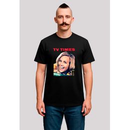 F4NT4STIC Herren T-Shirt "TV Times Honor Blackman 1964 Cover", schwarz, Gr. XXL, Obermaterial: 100% Baumwolle, Shirts, Premium Qualit&auml;t