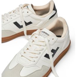 FLAMINGOS LIFE Damen Sneaker "BURELA SLIM", Gr. 39, schwarz, Synthetik, Textil, Schuhe, veganer Sneaker, Obermaterial aus 70% Maisresten