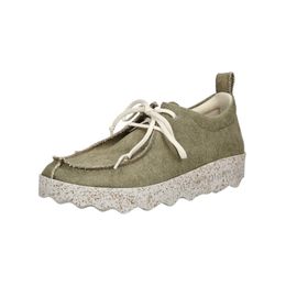 Asportuguesas Damen Schn&uuml;rschuh "Asportuguesas Halbschuhe Baumwolle", Gr. 37, gr&uuml;n, Textil, Schuhe