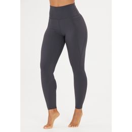 Damen Trainingstights "Aliya", grau, Gr. 34, CHAMPAGNER SCHWARZ, unifarben, 75% Nylon, 25% Elasthan, Hosen, im stretchy Design mit flachen Nähten