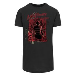 F4NT4STIC Damen T-Shirt "Nightmare On Elm Street Freddy Silhouette", schwarz, Gr. XS, Obermaterial: 100% Baumwolle, Shirts, Herren,Premium