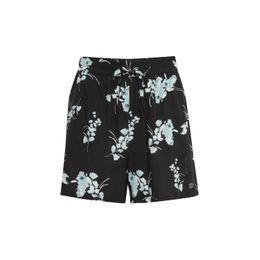 oxmo Damen Shorts "Shorts OXEldird", schwarz, Gr. 36, Obermaterial: 100% Viskose CV., Hosen