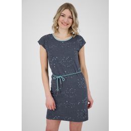 alife and kickin ALIFE & KICKIN Damen Blusenkleid "Damen EllenAK B", blau, Gr. S, 65% Baumwolle, 35% Polyester, Kleider